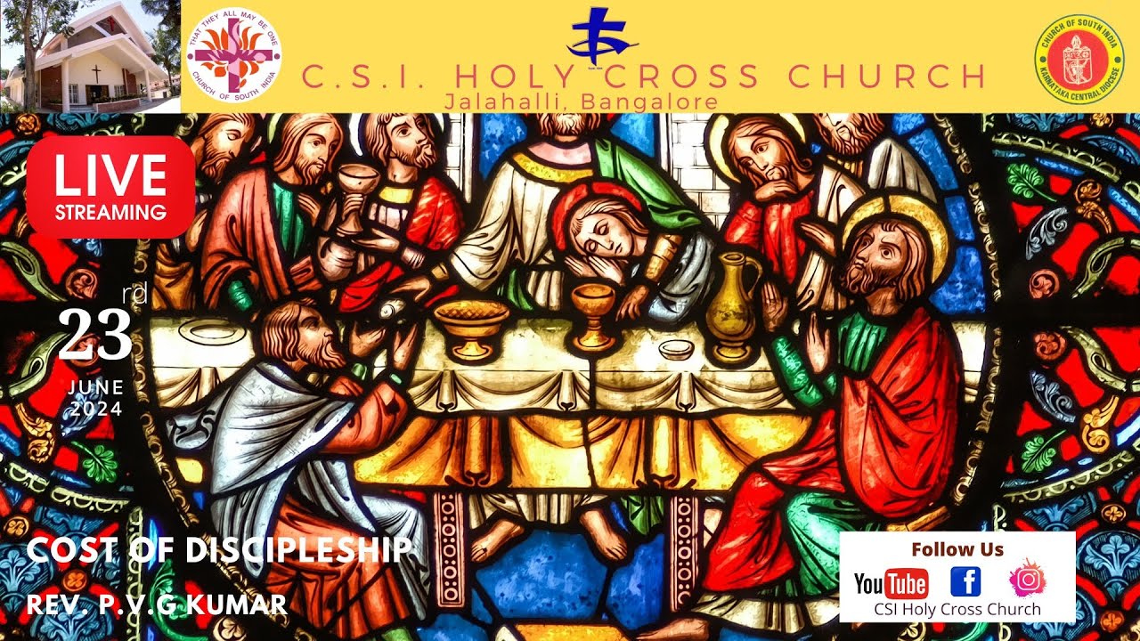 CSI HOLY CROSS CHURCH LIVE SUNDAY WORSHIP - YouTube