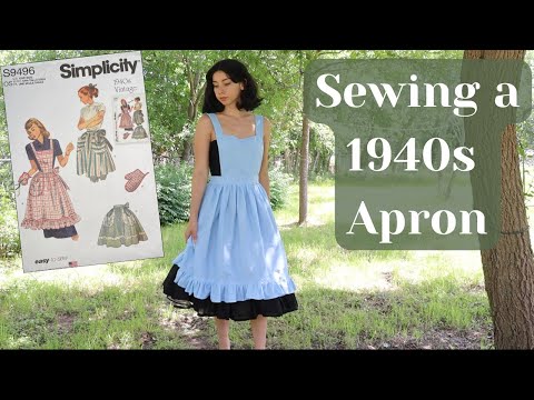 Sewing a Vintage Apron