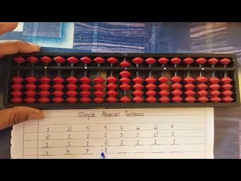 Part 2 video . Solving simple Abacus problems on one's place in the Abacus kit - YouTube