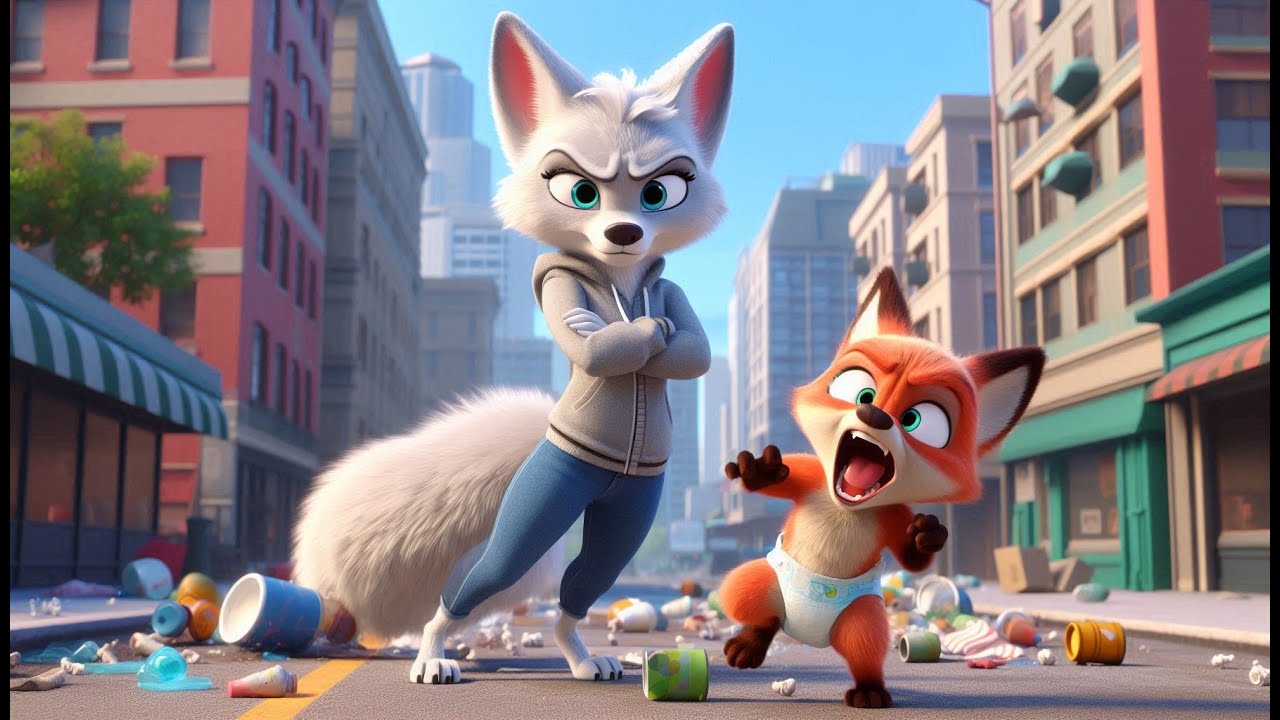 The Mischievous Fox Cub Driving Wolf Mother Crazy! | Funny | Cartoon ...