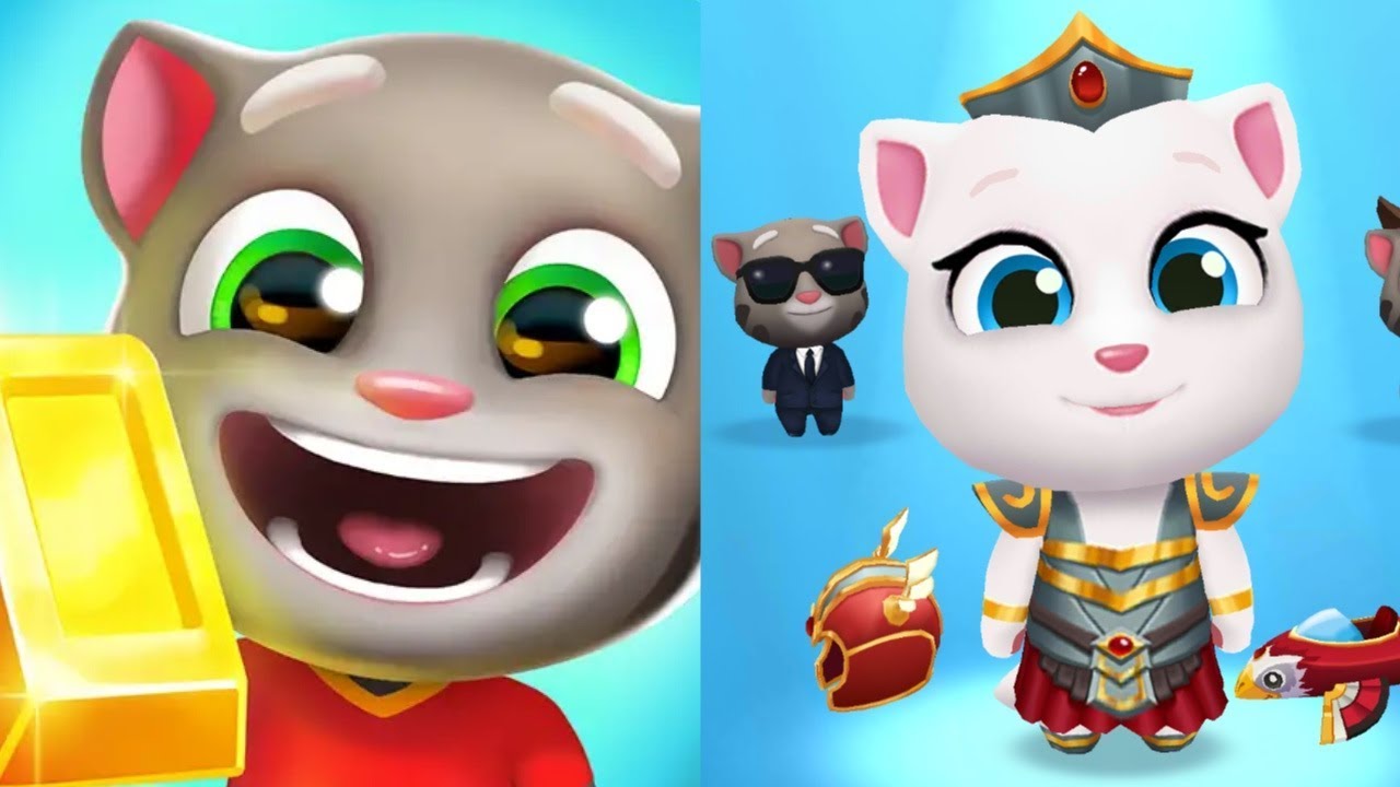 Talking Tom Goldrun - valkyrie Angela Gameplay - YouTube