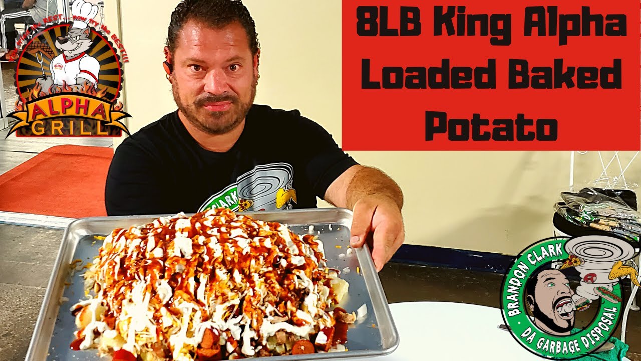 Alpha Grill King Alpha 8LB Loaded Baked Potato - YouTube
