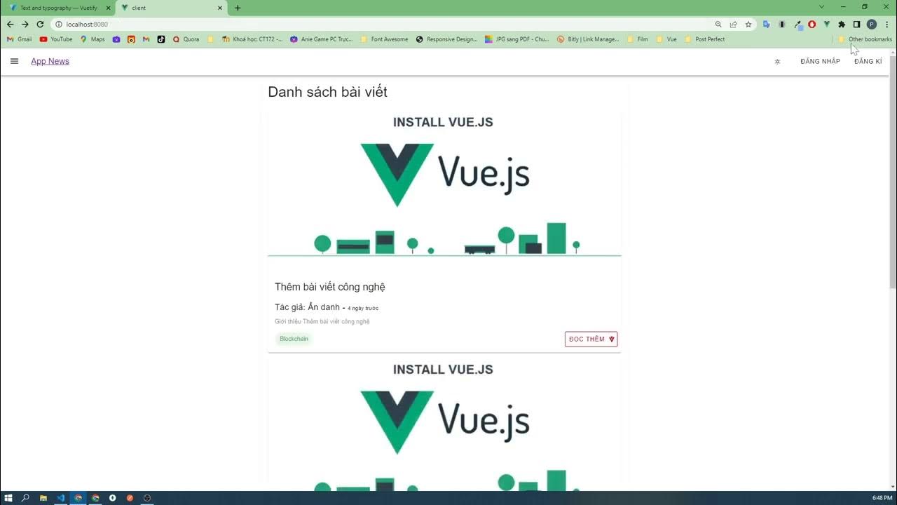 #31 (News) Chức năng đăng ký và xác thực email (1) | Vue3 js - YouTube