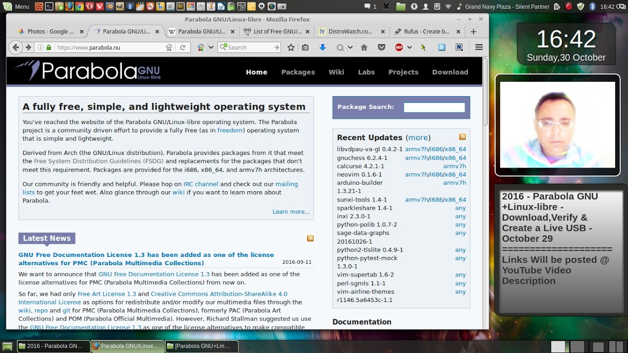 2016 - Parabola GNU+Linux-libre - Download, Verify & Create a Live USB ...