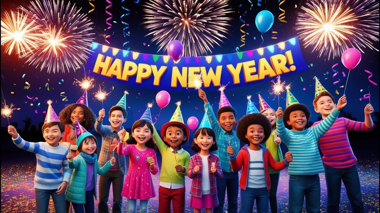🎉 Happy New Year, Let's Cheer! 🎉 - YouTube