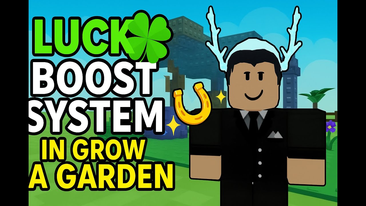 Luck Boost in Grow a Garden!!! - YouTube