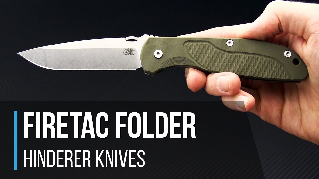 Hinderer Knives Firetac Thumb Disk Titanium Frame Lock Folder Overview ...