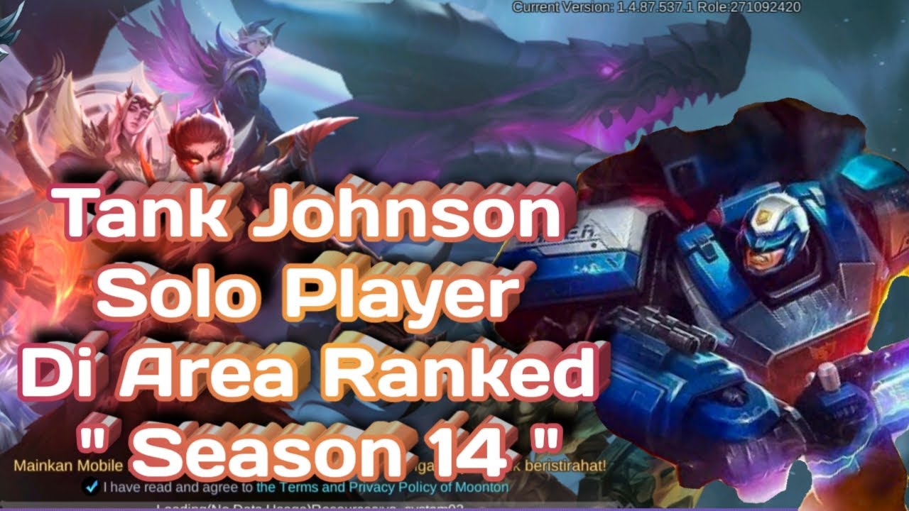 Tank Johnson Solo Player Di Ranked-Season 14 - YouTube