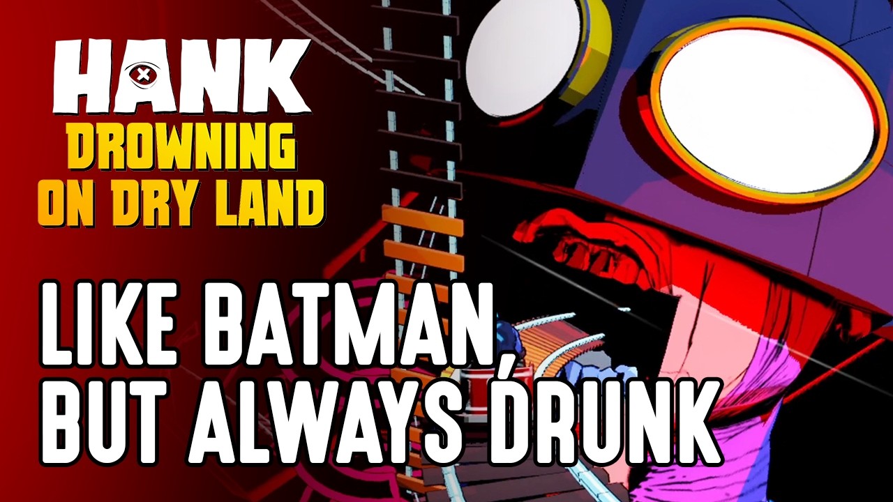 Hank: Drowning On Dry Land – Drunk Batman in a BIZARRE Comic-Style ...