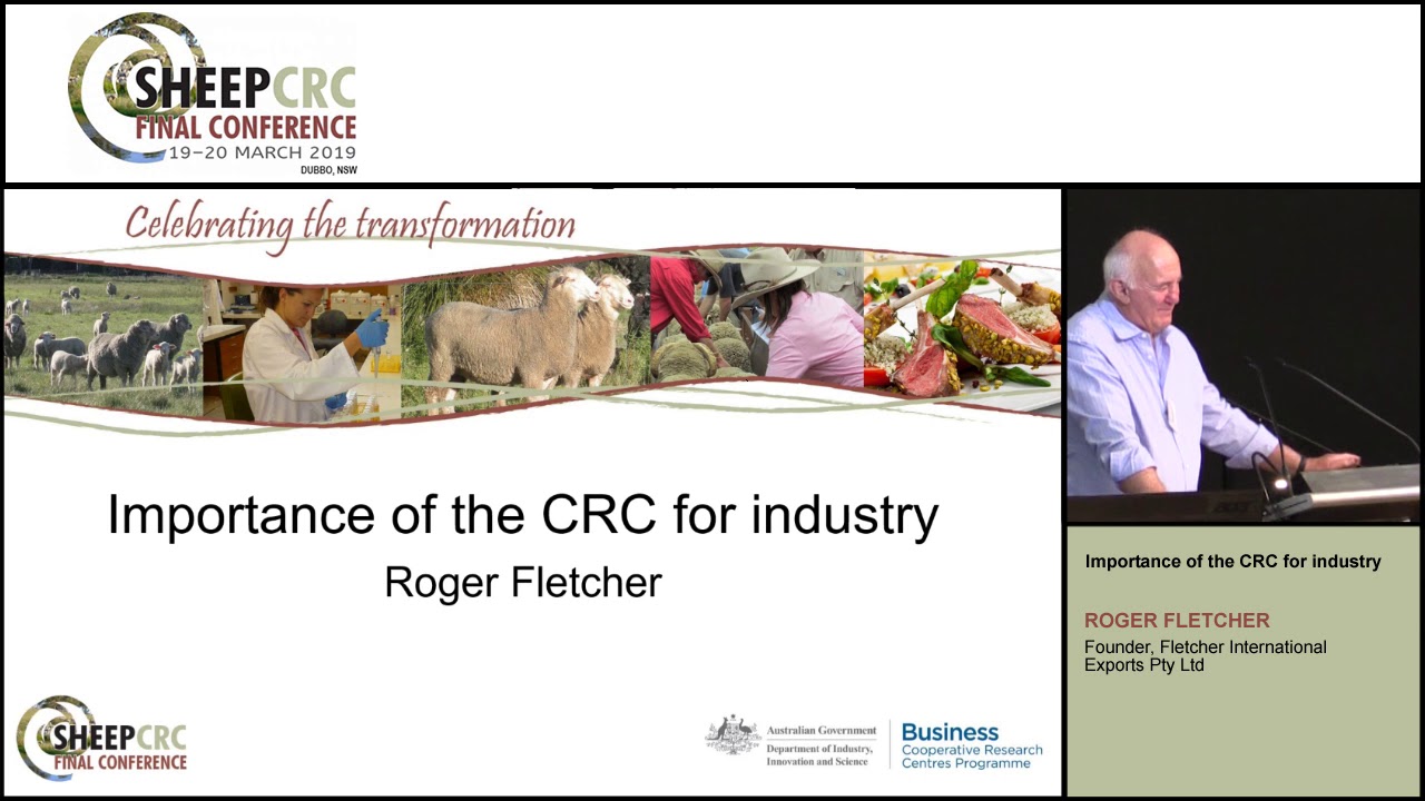 Why the Sheep CRC was important for industry - Roger Fletcher - YouTube