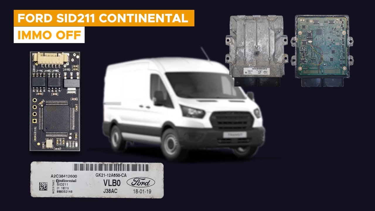 FORD Transit MK8 Continental SID211 - IMMO OFF - YouTube