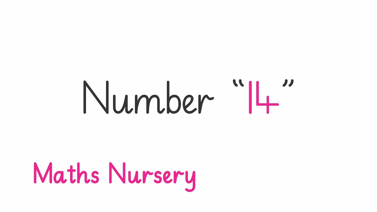 23 Number 14 | Nursery | Sharp Mathematics Nursery - YouTube