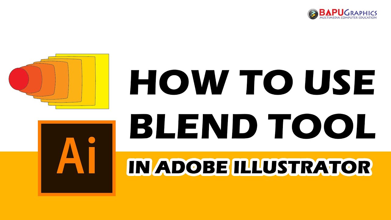 How to use the Blend Tool - Adobe Illustrator Tutorial - YouTube