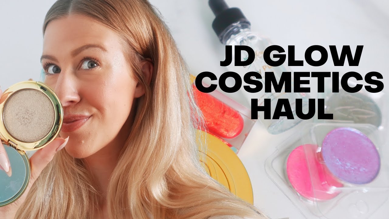 Jd Glow Cosmetics Haul And Try On Black Owned Brand Youtube