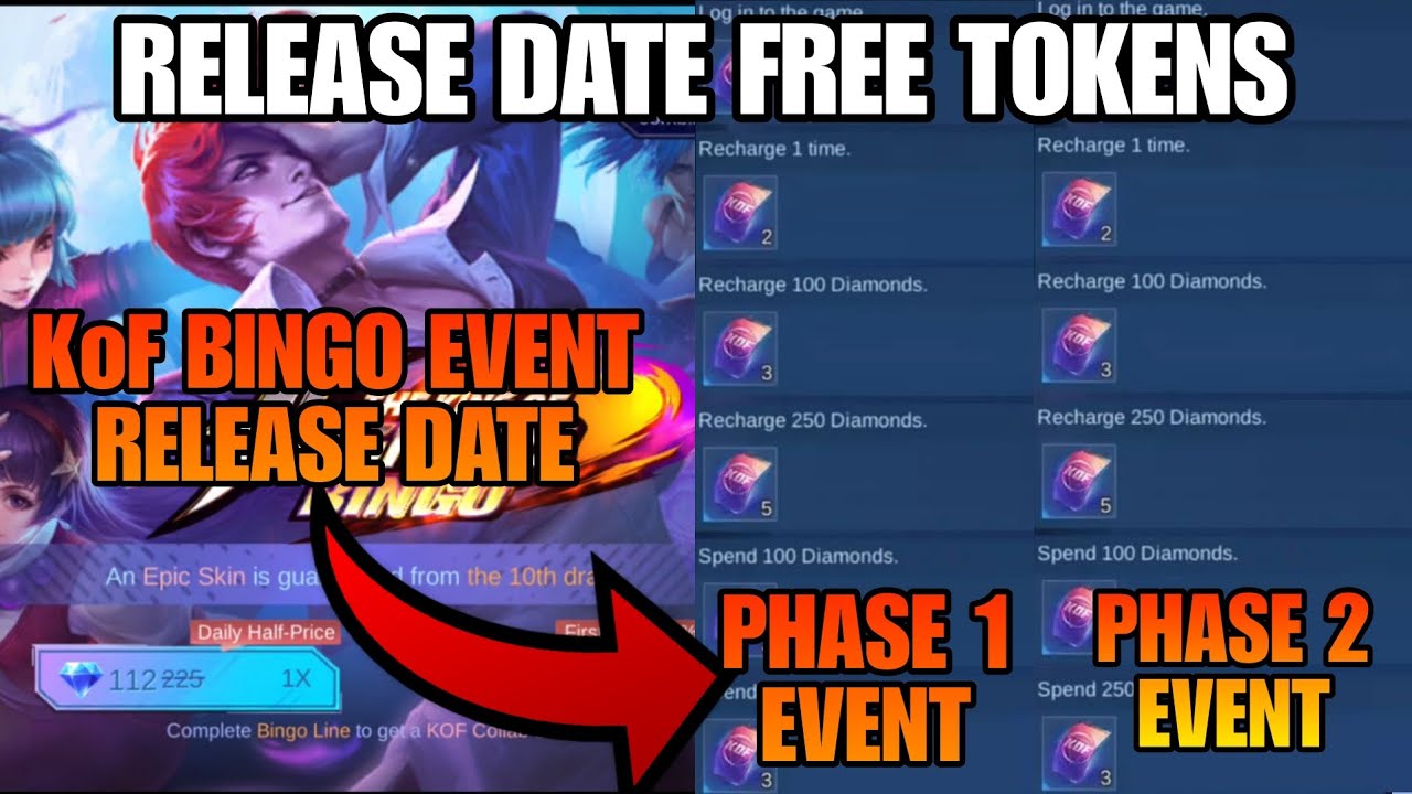 KOF BINGO EVENT PHASE 1 & PHASE 2 RELEASE DATE 2024 REVEALED | MLBB ...