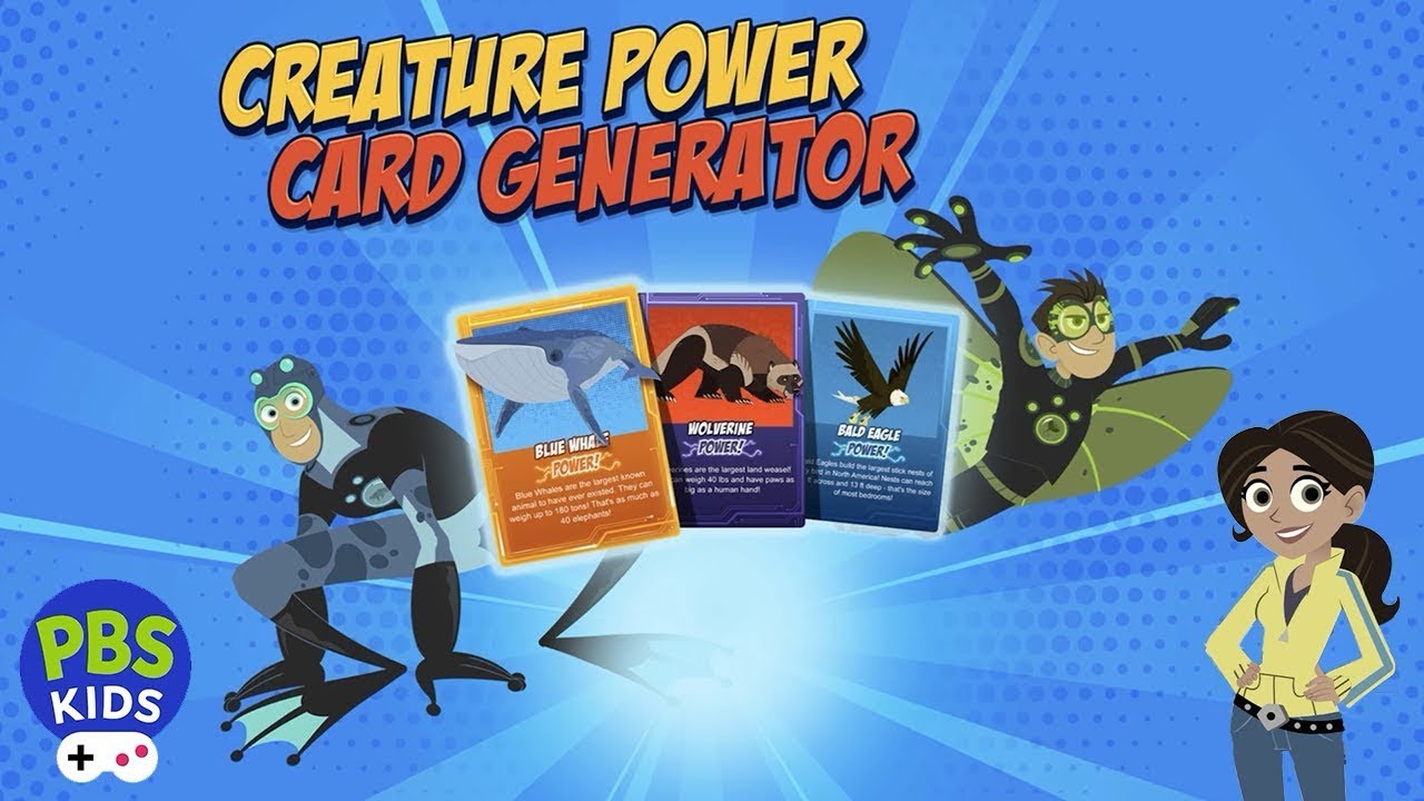 PBS KIDS Wild Kratts Creator Power Card Generator #pbsi #wildkratts # ...