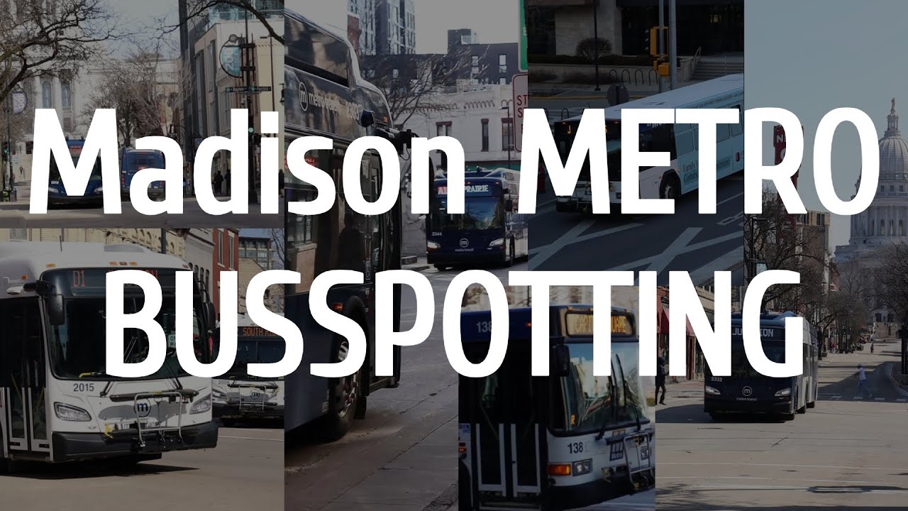Madison Metro Bus spotting Compilation - Spring 2025! - YouTube