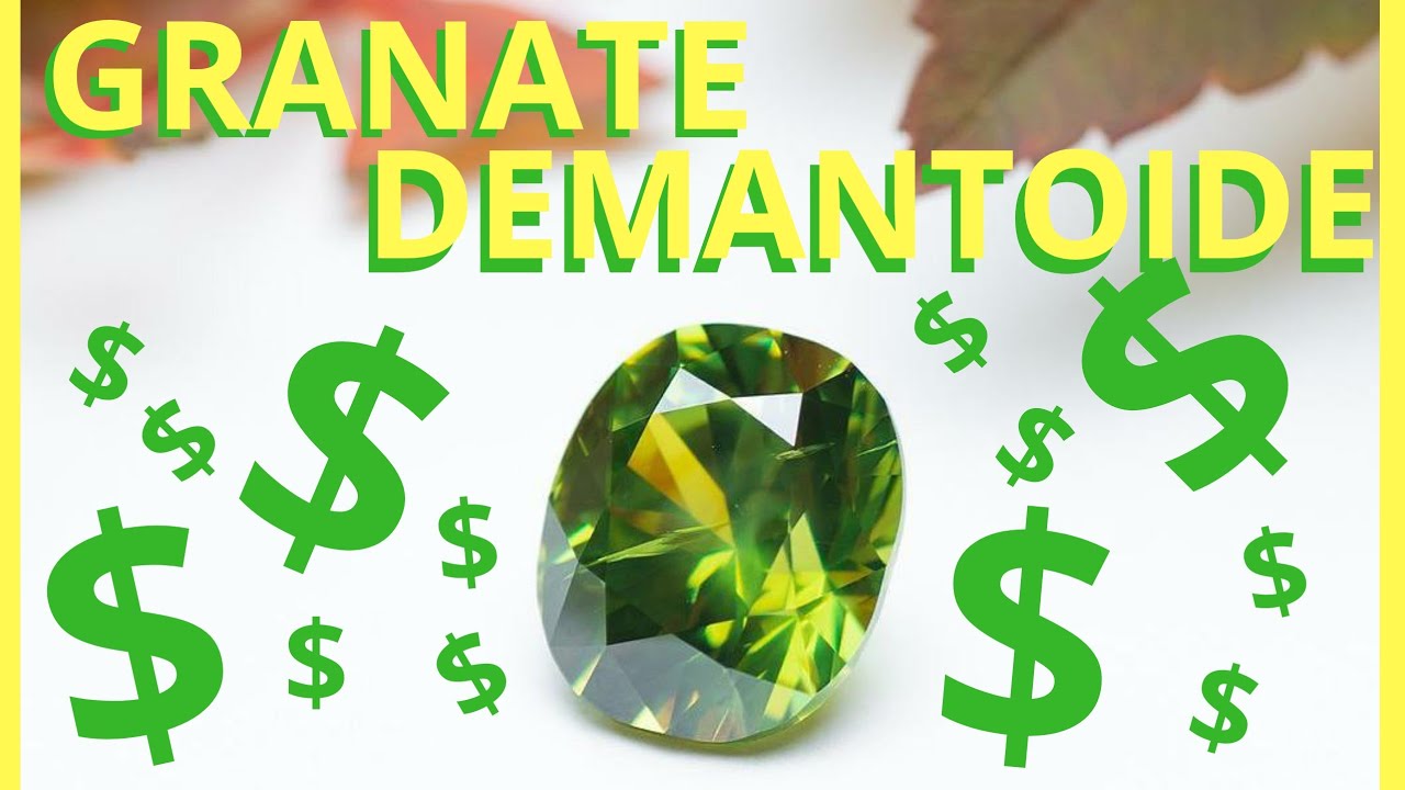 El GRANATE mas CARO de todos [GRANATE DEMANTOIDE verde] Cual es el ...