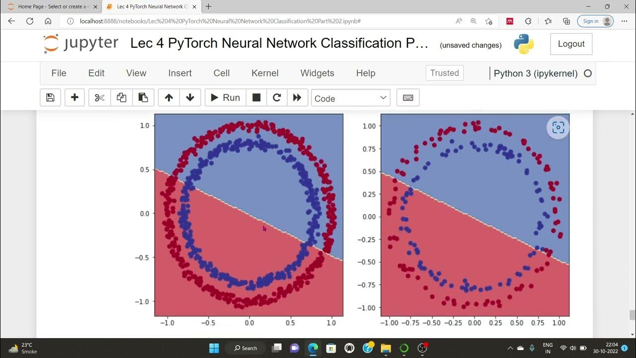 Lec 4 PyTorch Neural Network Classification Part 3 - YouTube