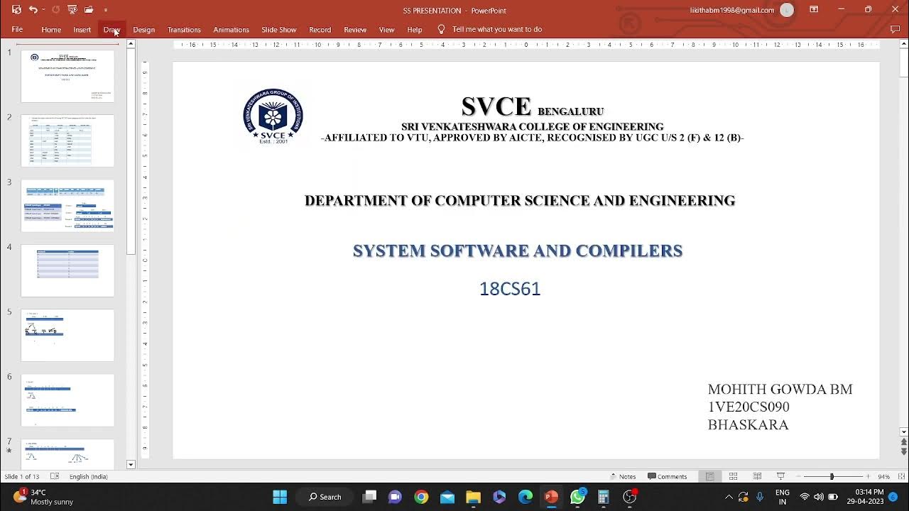 18cs61 Generating Object Code Object Program System Software Vtu Youtube