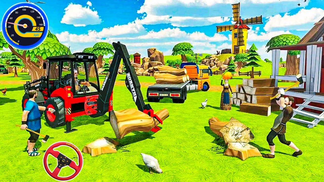Bucket Excavator Construction Simulator - Virtual Village - Android ...
