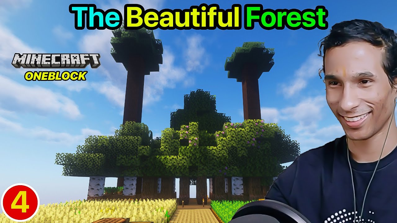 I Built a Forest in One Block Minecraft || One Block || Episode 4 - YouTube