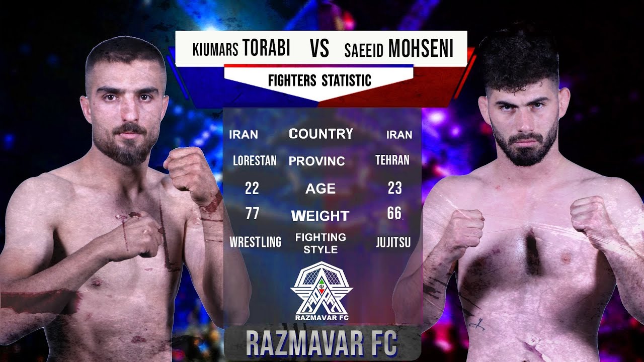 RAZMAVAR 1: Kiumars Torabi vs Saeed Mohseni (Welterweight) - YouTube