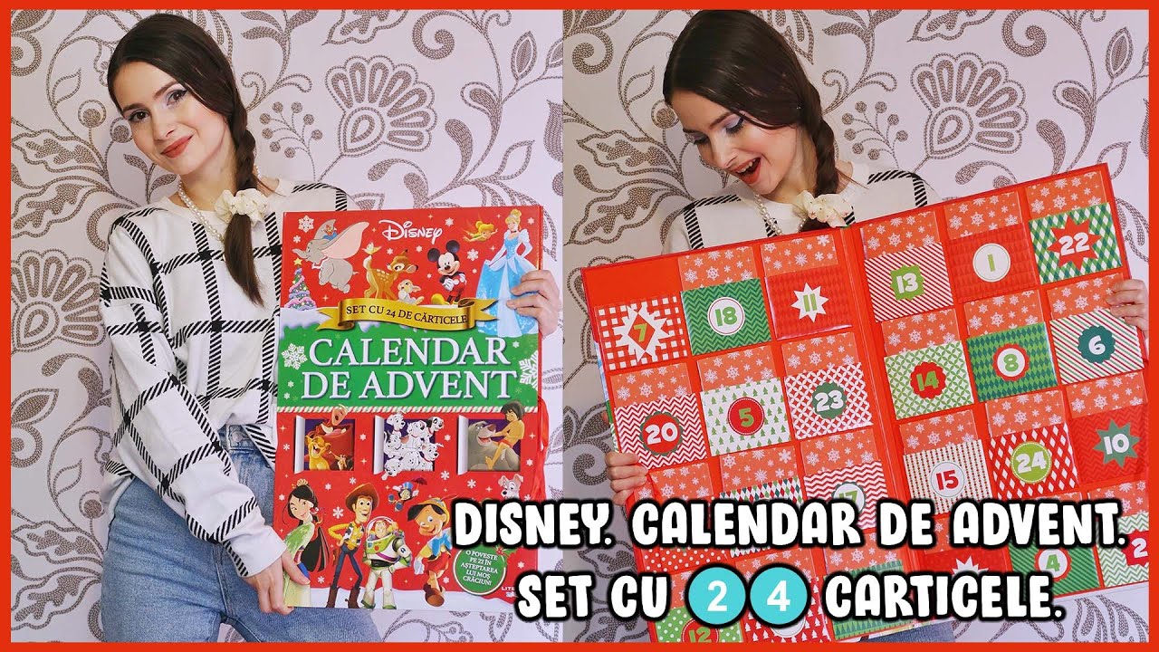 📚 Disney. Calendar de Advent. Set cu 24 de carticele ⭐ REDUCERE ...