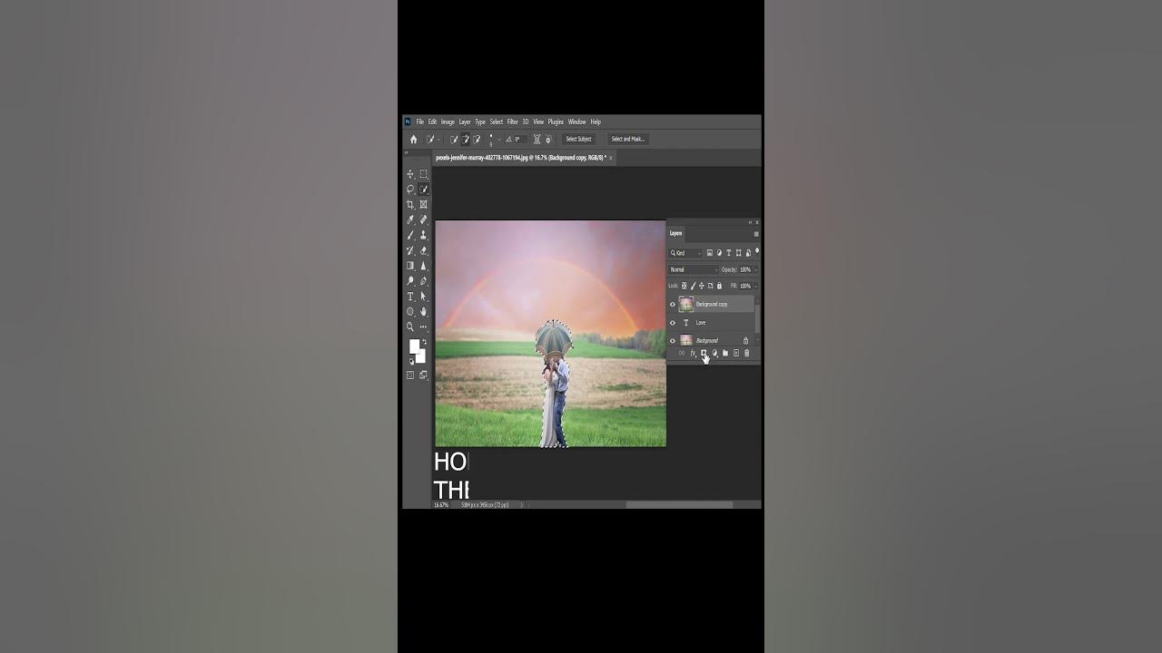 Place Text Behind Object in Photoshop | Tutorial - YouTube