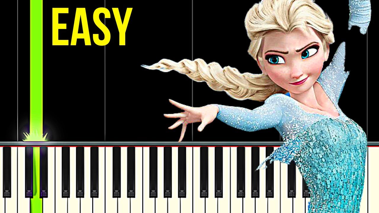 Let It Go Beginner Version Frozen - Easy Piano Tutorial For Beginners ...
