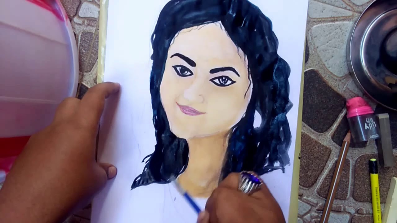 Heroine drawing - YouTube