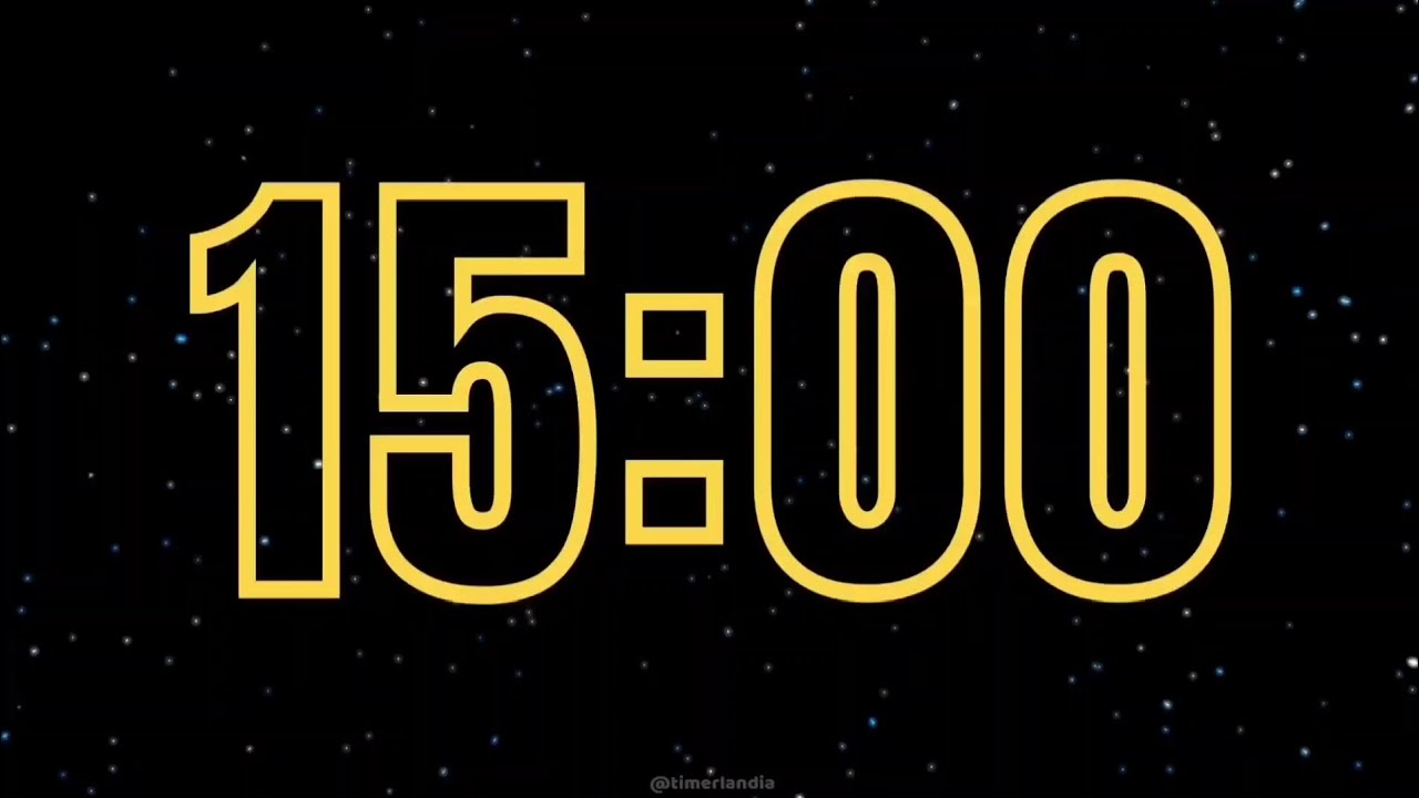 15 Minute Countdown Timer | Space Flow - YouTube
