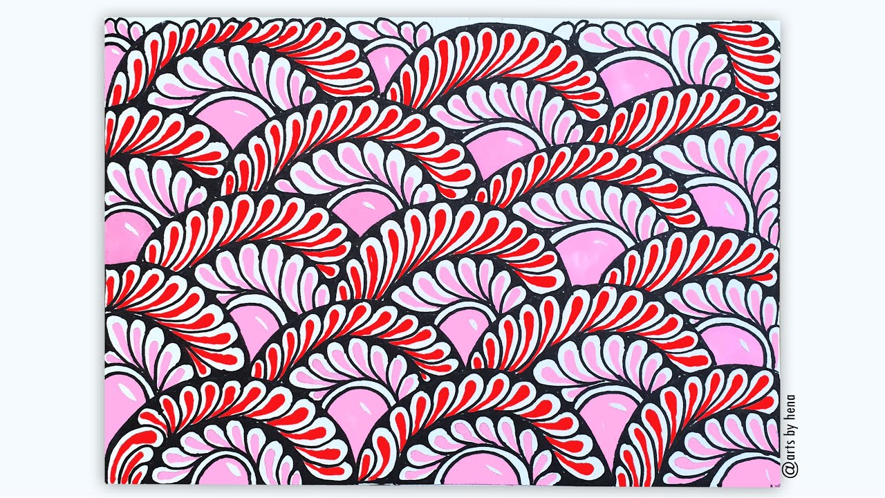Easy Doodle To Draw When You're Bored | Doodle Pattern |Zentangle ...