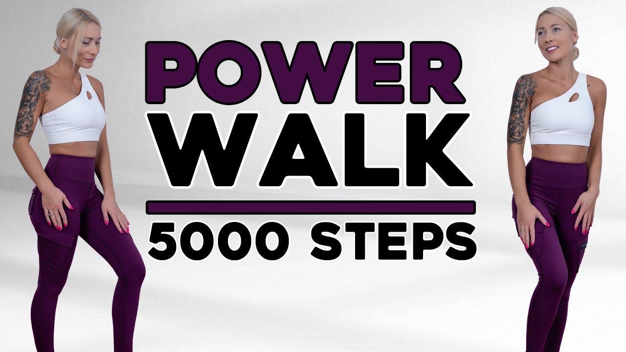 2 Mile Power Walk | At Home Workouts | 5000 Steps | Walk at Home - YouTube