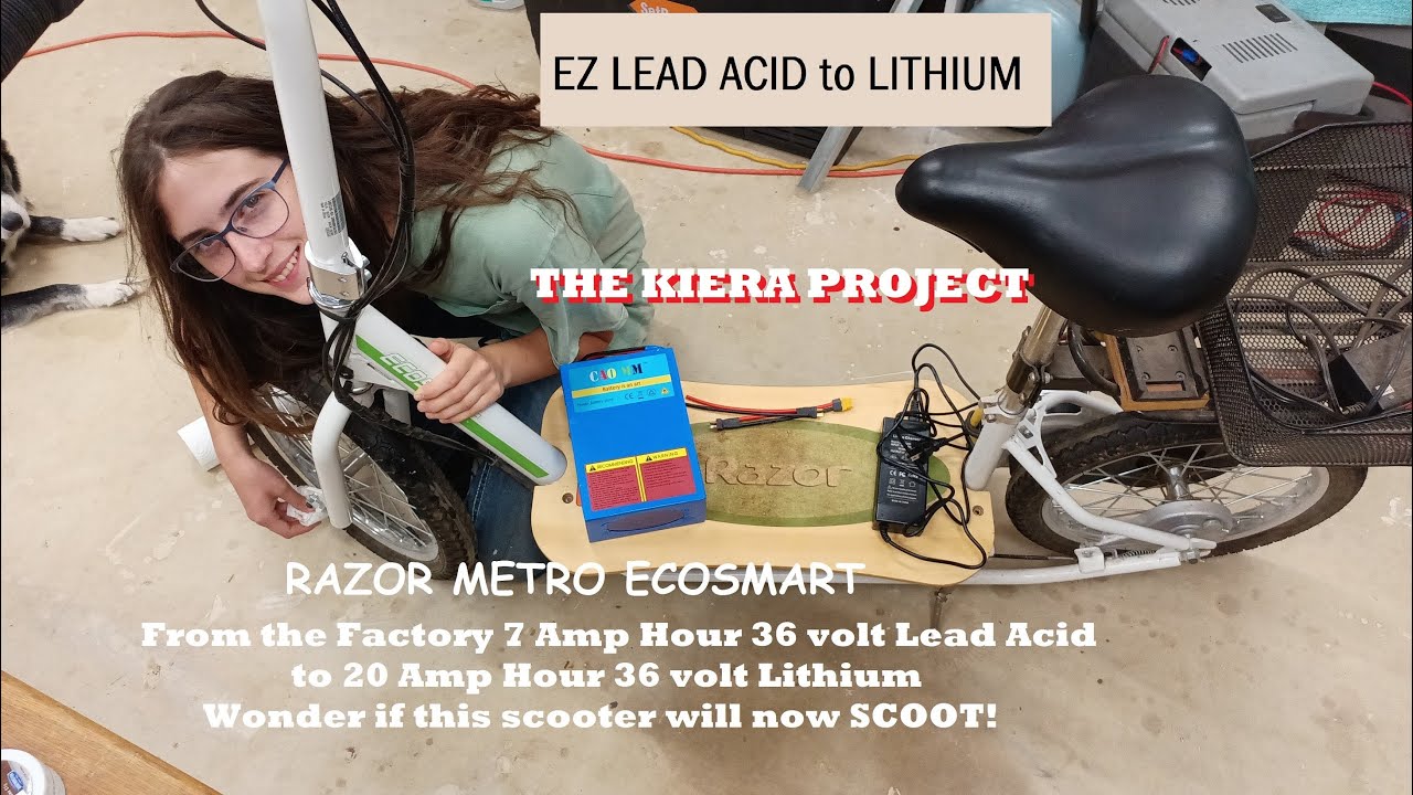 RAZOR ECO SMART Metro E Scooter Upgrade, Triple its battery capacity ...