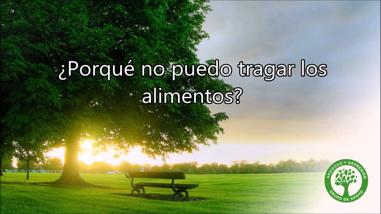 ¿Porqué no puedo tragar los alimentos? - YouTube