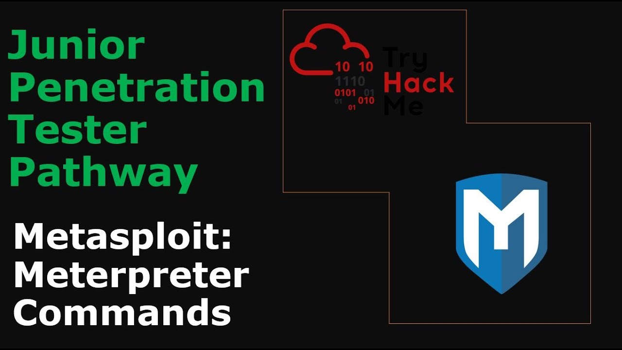 Meterpreter Commands In Kali Linux Tryhackme Metasploit Meterpreter Youtube