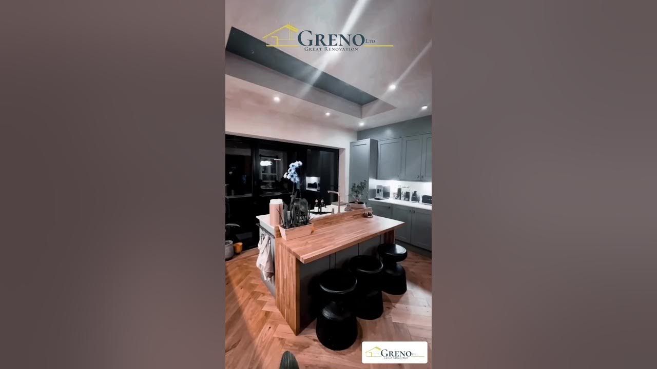 Stunning modern ground floor renovation transformation by greno.ltd! - YouTube