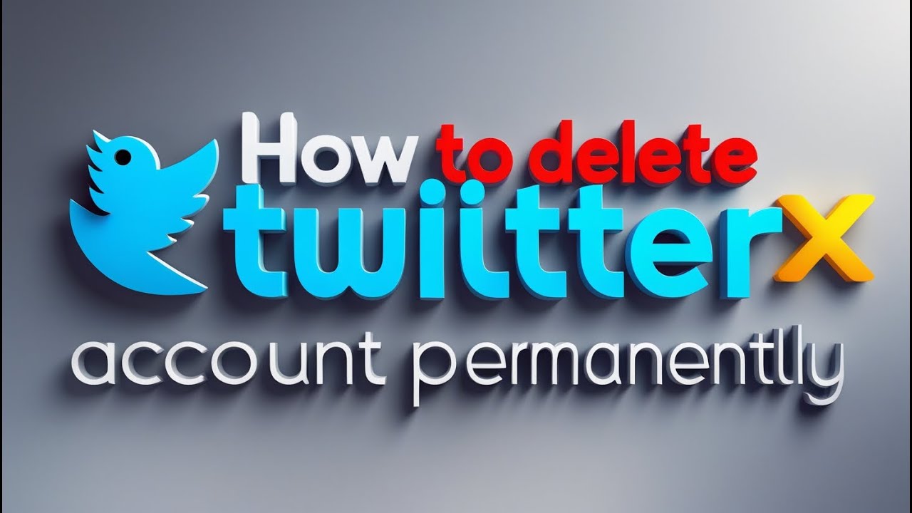 How to delete X(twitter) account permanently || How to deactivate X ...