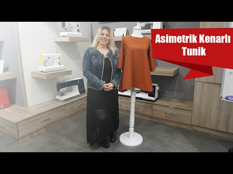 Asimetrik Kenarlı Tunik Dikimi
