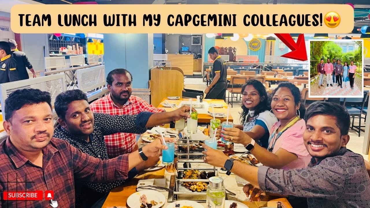 Team Lunch with my CapGemini collegues | #capgemini | #teamlunch | # ...