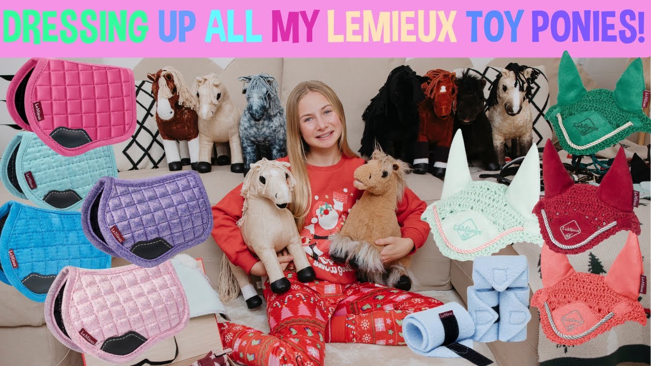 DRESSING UP ALL MY MINI LEMIEUX TOY PONIES! VLOGMAS - YouTube