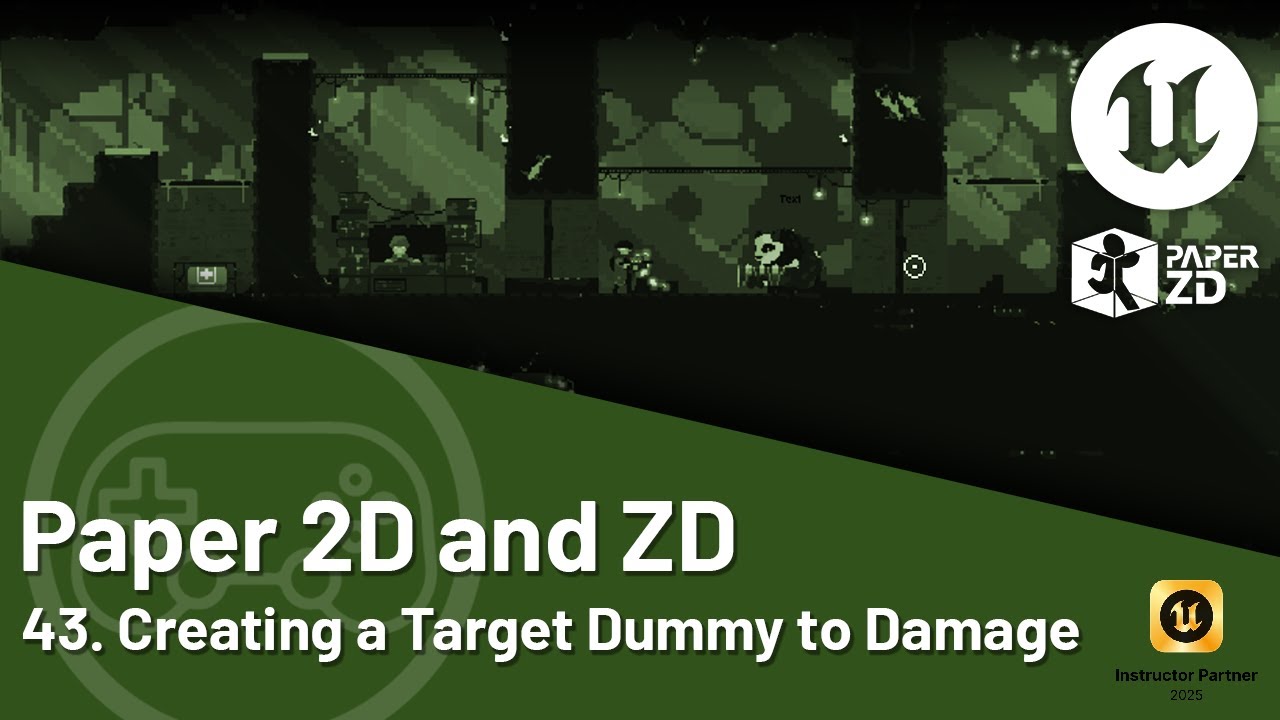 Unreal Engine 5 Tutorial - Paper 2D and ZD - 43. Creating a Target ...