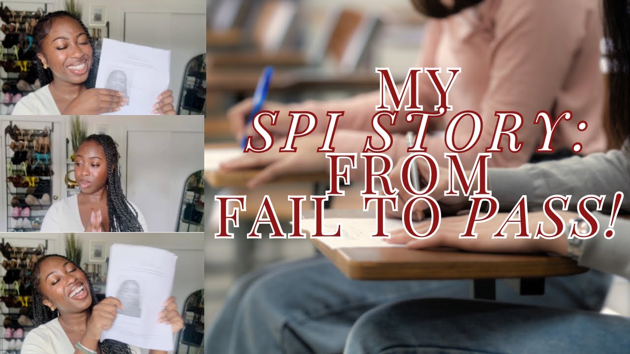 I Failed the SPI Exam... But Here's How I Passed the 2nd Time! | My ...