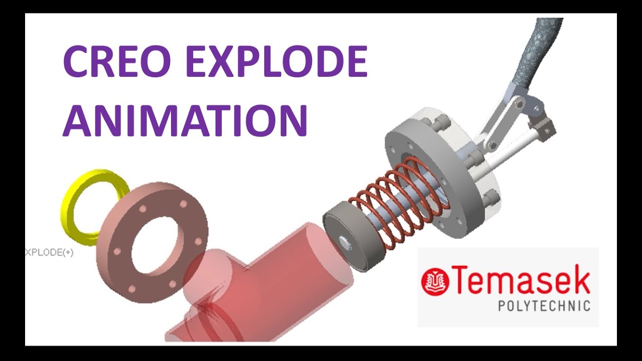 Creo Animation Explode Assembly - YouTube