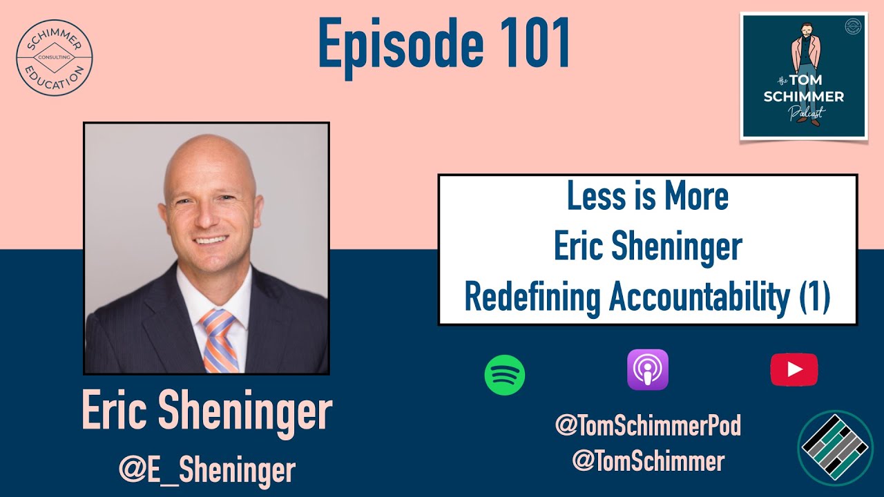 Less is More | Eric Sheninger | Redefining Student Accountability - YouTube