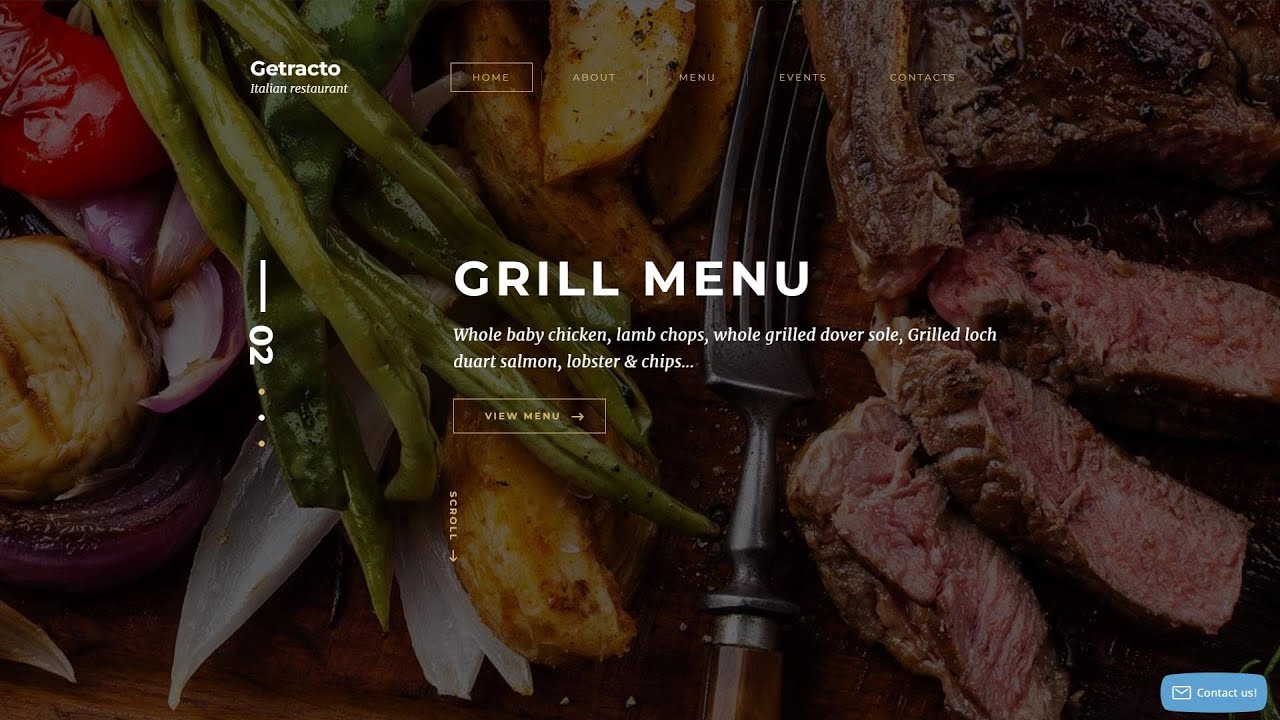Italian Restaurant Responsive Website Template by RockThemes - 58527 ...