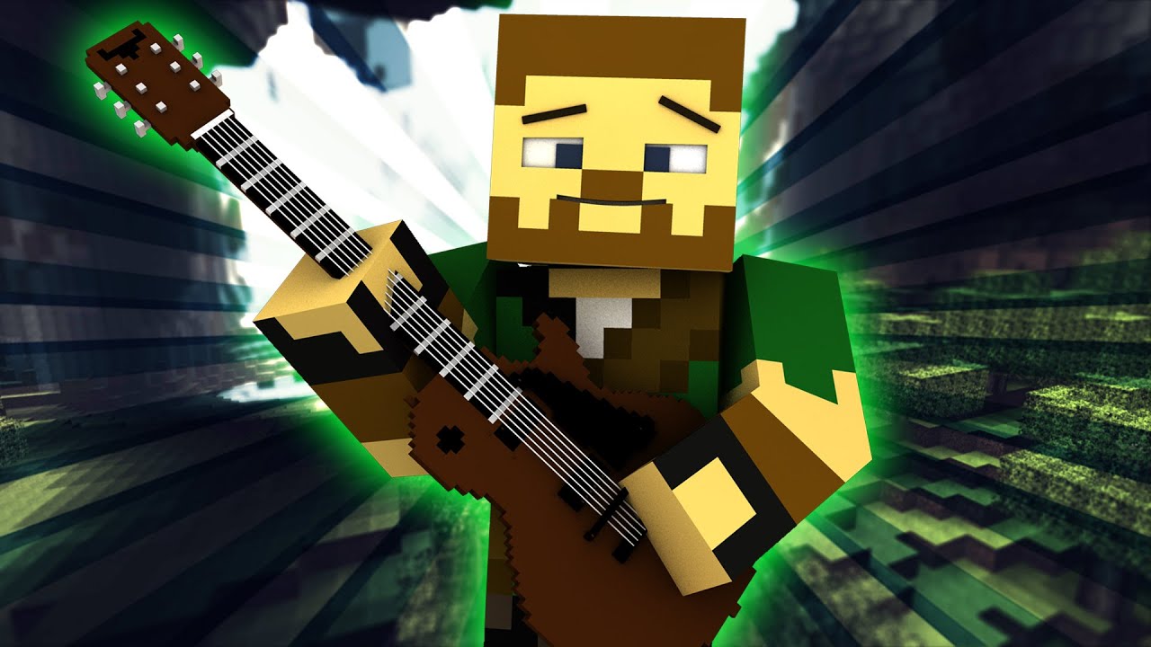 GUITAR HERO IN MINECRAFT?! | Minecraft Mini Game w/ Yammy & Gizzy - YouTube
