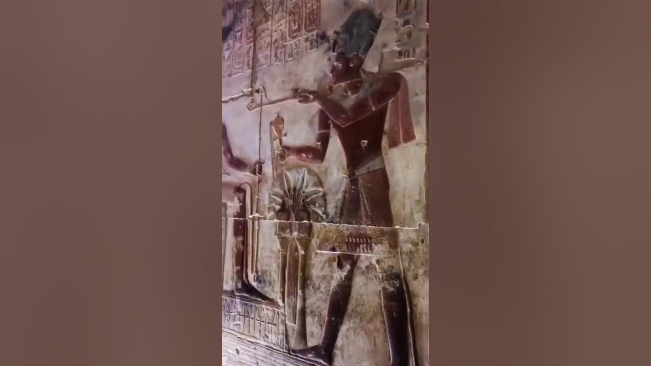 𓂀 𓋹 من داخل إحدي حجرات معبد الملك سيتي الأول في أبيدوس 𓂀 𓋹 Youtube