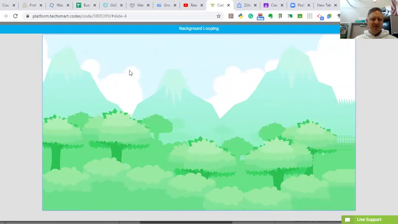 Scrolling Sprite Background!!! - Tech Smart - YouTube